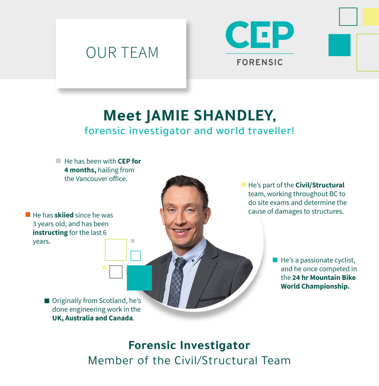 Meet Jamie Shandley - CEP Forensic